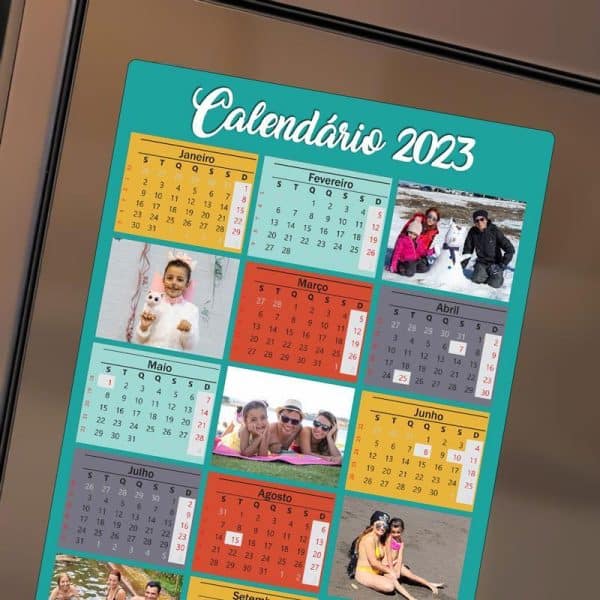 Calendário Magnético para Frigorificos desde 6€ em Stock!